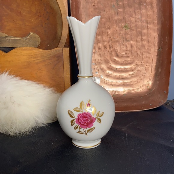 Lenox | Accents | Vintage Lenox Bud Vase White Porcelain Rose Bud Vase ...